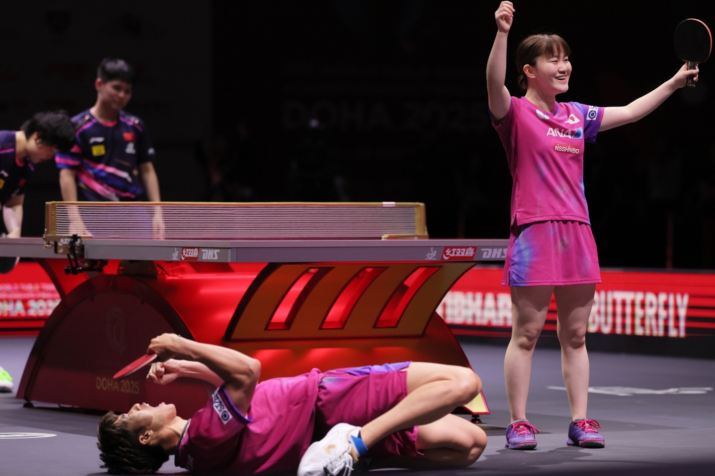 吉村真晴、大藤沙月ペアが世界ランク1位を撃破！ まさかの“メダルなし”に中国メディア衝撃「予想外の敗退」【世界卓球】 | THE DIGEST